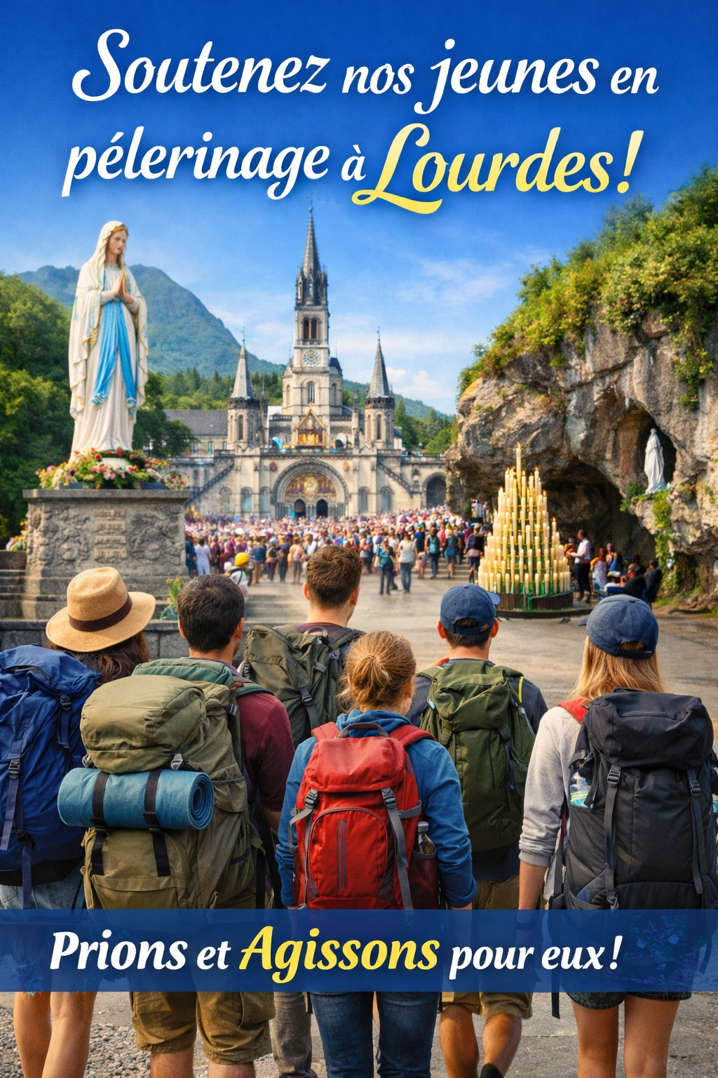 Soutenez les jeunes de votre paroisse dans leur pèlerinage à Lourdes ...